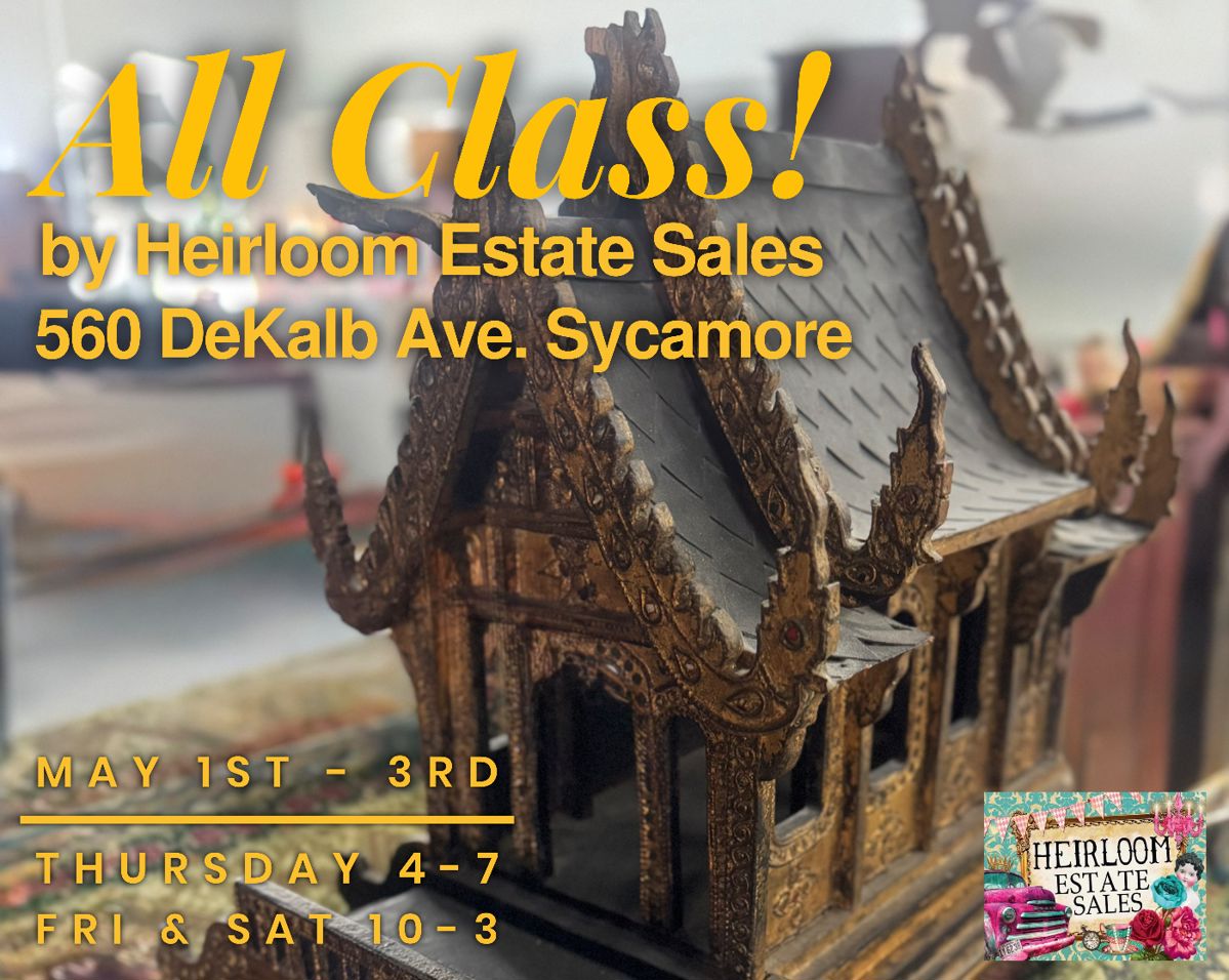 HALF PRICE SATURDAY!!!! ALL CLASS by Heirloom... starts on 5/1/2025