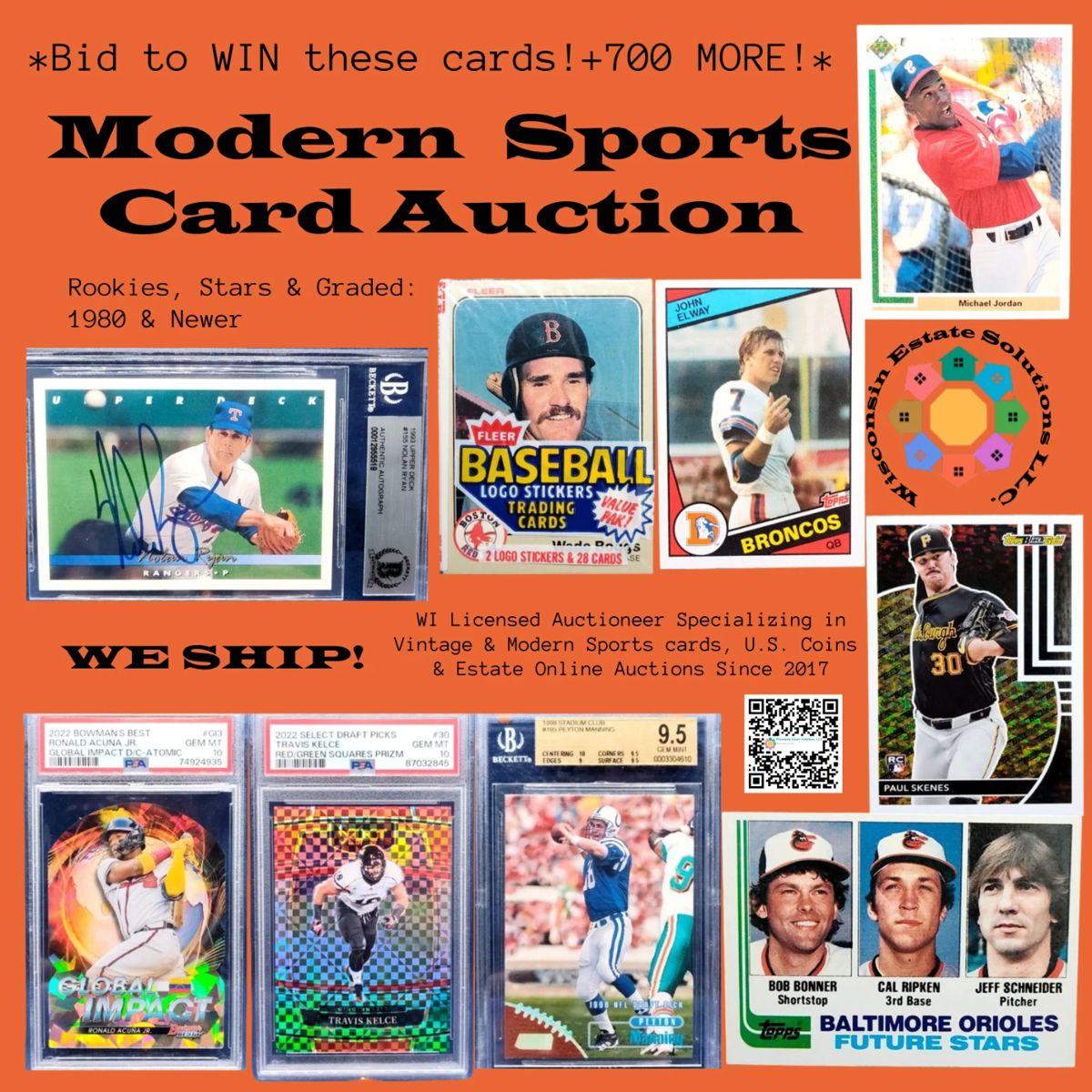 Modern Sports Card Online Auction-2546 starts on 5/20/2025