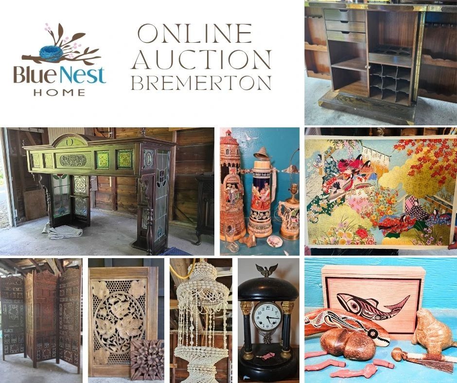 The Bremerton Beer Stein, Wood Carved Furniture... starts on 6/6/2025