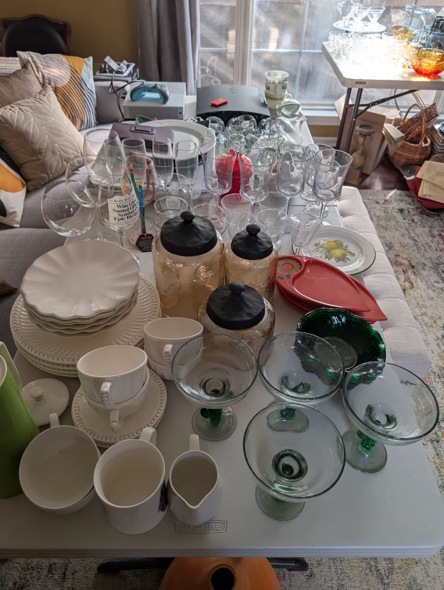 1/2 Off Sunday Huge Downsizing Vintage Sale starts on 6/27/2025