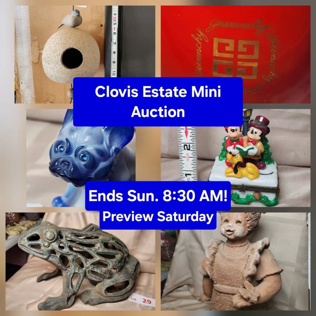 June 22 - Clovis Estate Mini Auction. 100... starts on 6/20/2025