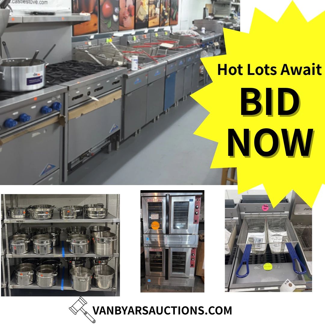 Total Restaurant Equipment Retirement Liquidation... starts on 7/16/2025