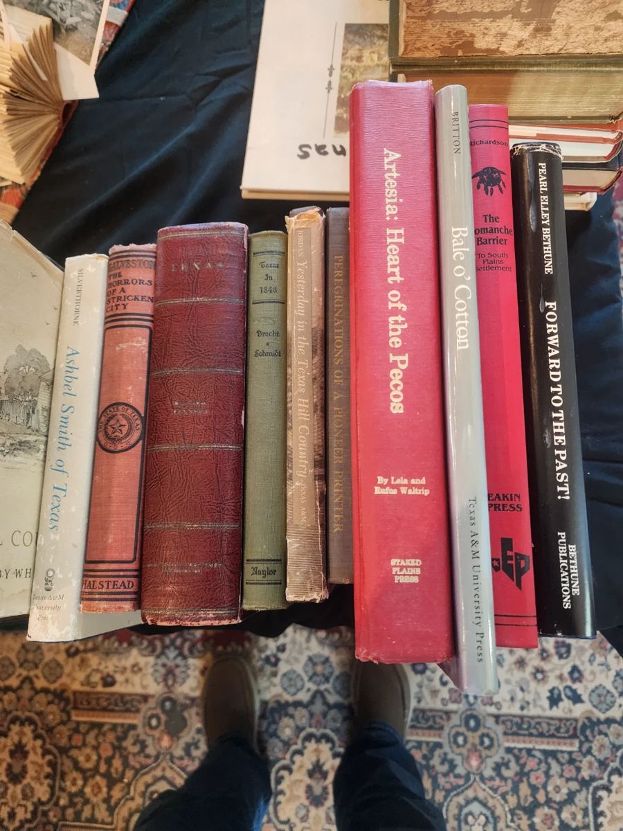 Texana Book Sale in Fredericksburg, TX starts on 6/28/2025