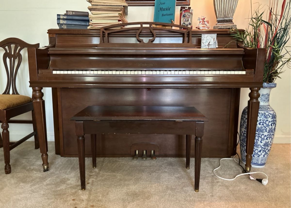 Chickering Upright Piano, Victrola, Vintage... starts on 7/12/2025
