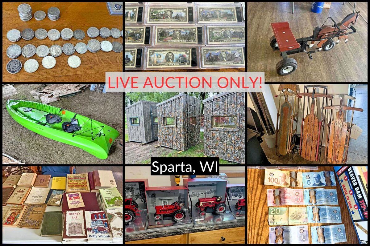 Live Auction - Daniel Byler - Coins, Hunting... starts on 9/13/2025