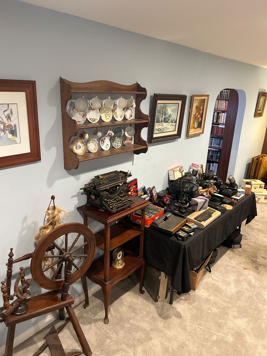 Fabulous Cozy Estate Sale PACKED with antiques starts on 10/18/2025