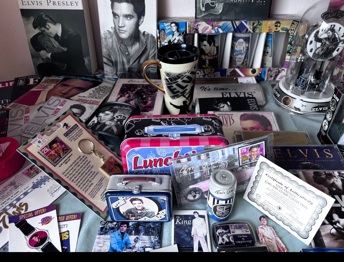 Estate sale:(Elvis Collection, Polish pottery,... starts on 10/31/2025