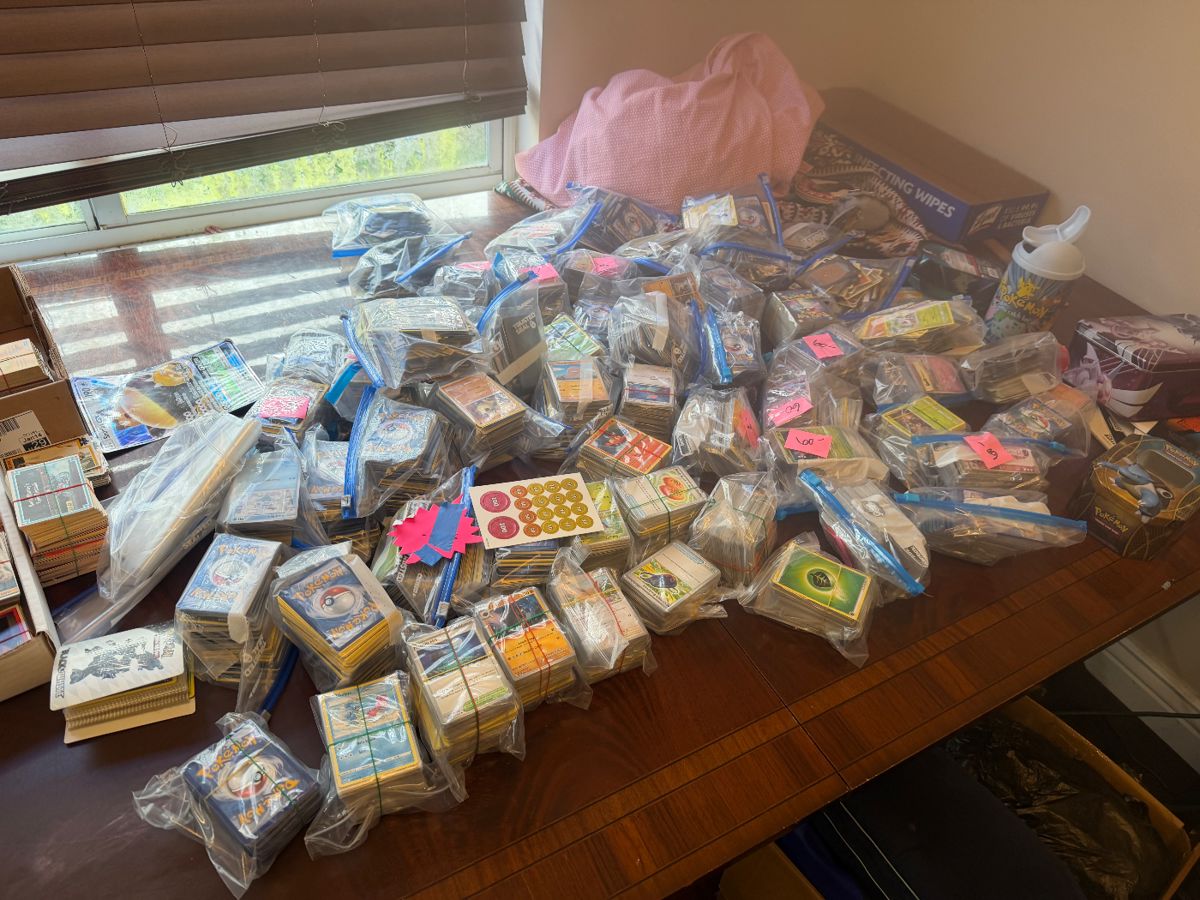 CASH ONLY SALE! Pokémon cards, collectibles,... starts on 2/6/2026