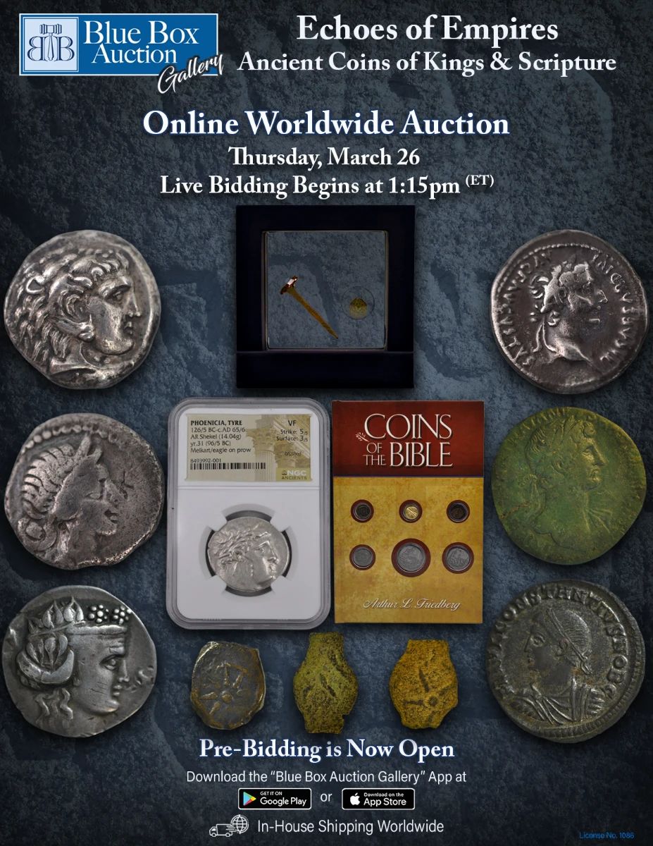Echoes of Empires: Coins of Kings & Scripture starts on 3/10/2026