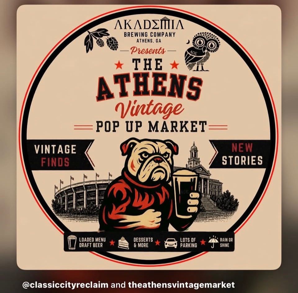 Akademia Vintage Pop Up in Athens, GA starts on 5/24/2026