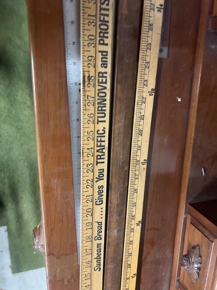 BT 1826: Vintage Promotional Measuring Sticks bidding ends 8/21 $3.00 ...