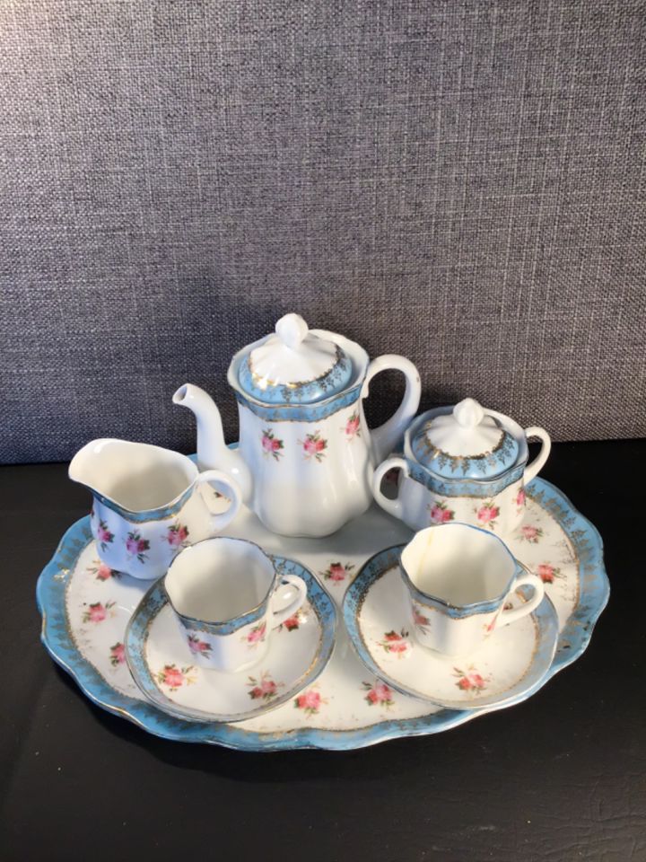 A106 Antique Victorian C S Carl Schlegelmich Prussia Rose Chintz ...