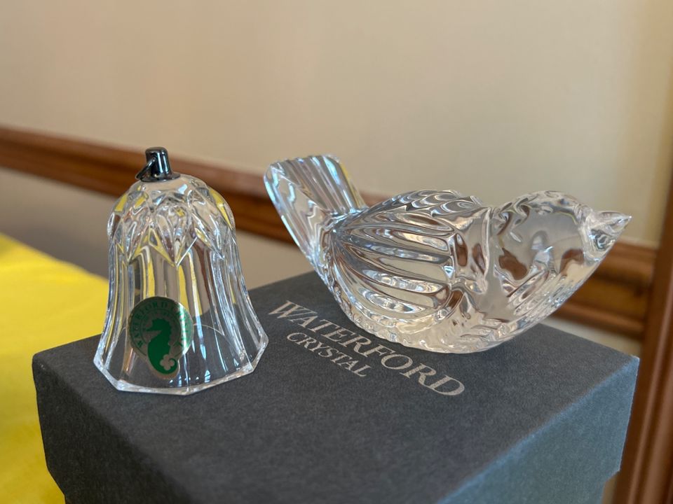 Waterford Crystal Wren and Bell Ornament bidding ends 4/16 $12.00 ...