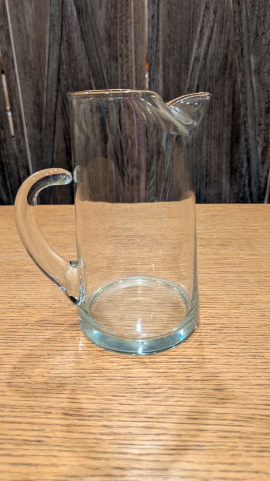 Etched Rose Avon Anniversary pinched spout glass pitcher bidding ends 3 ...