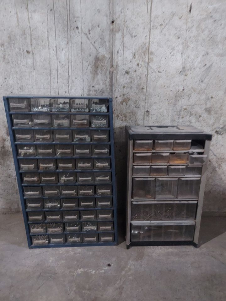 B13 RAACO Storage Cabinet with Screws and more bidding ends 7/20 $10.00 ...
