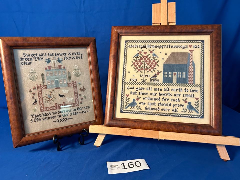 160 “God Gave All Men.......” Sampler bidding ends 8/26 $15.00 ...