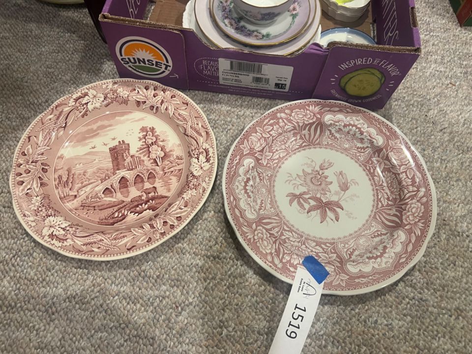BT 1519: Two Spode Collector Plates bidding ends 4/17 $5.00 ...
