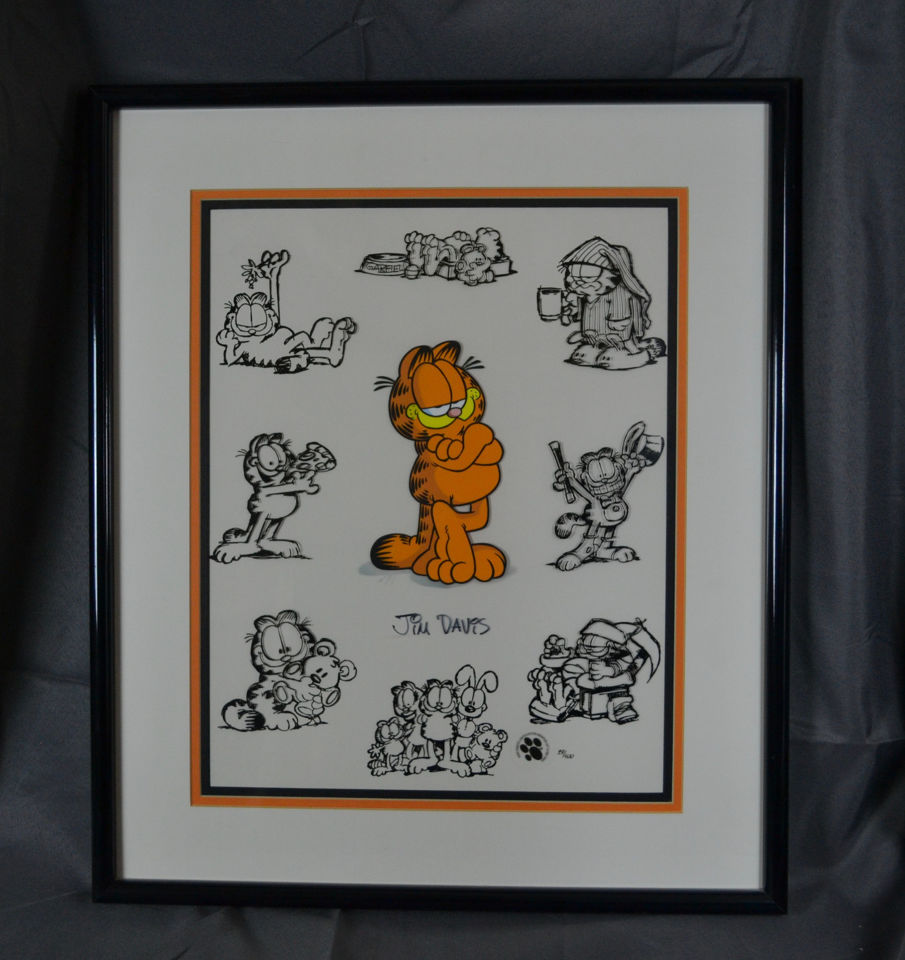 83 - Garfield Model Sheet Cel bidding ends 7/10 $30.00 | EstateSales.NET