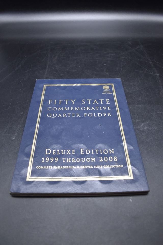 Fifty State Commemorative Quarter Folder Deluxe Edition 1999-2008 - Lot ...