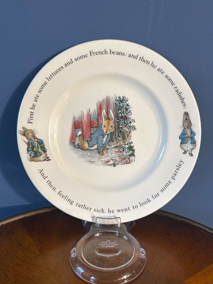 301. Wedgwood Peter Rabbit Plate. 8W bidding ends 1/5 $11.00 ...