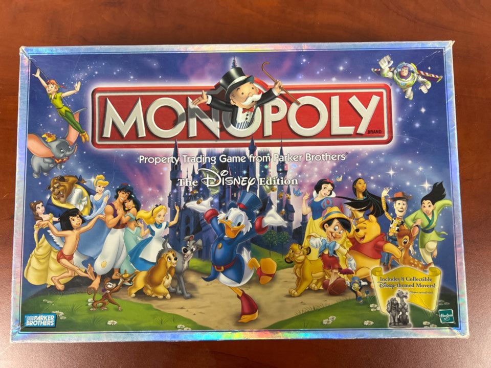 Disney Monopoly Board Game bidding ends 4/5 $6.00 | EstateSales.NET