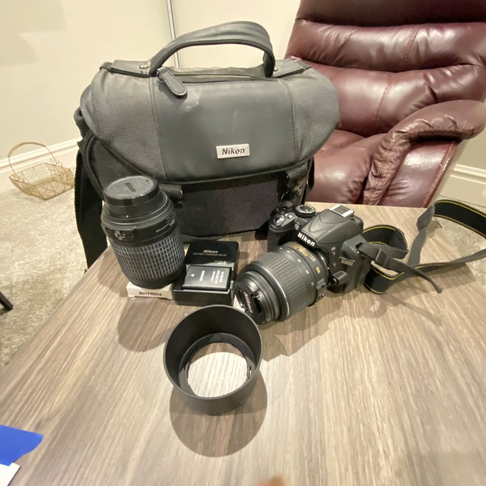 L102 Nikon D3100 High End Camera Package bidding ends 2/18 $86.00 ...
