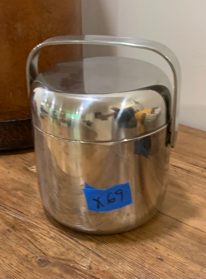 Lot X69 Timo Sarpaneva, Finland ? Stainless Ice Bucket bidding ends 7/ ...