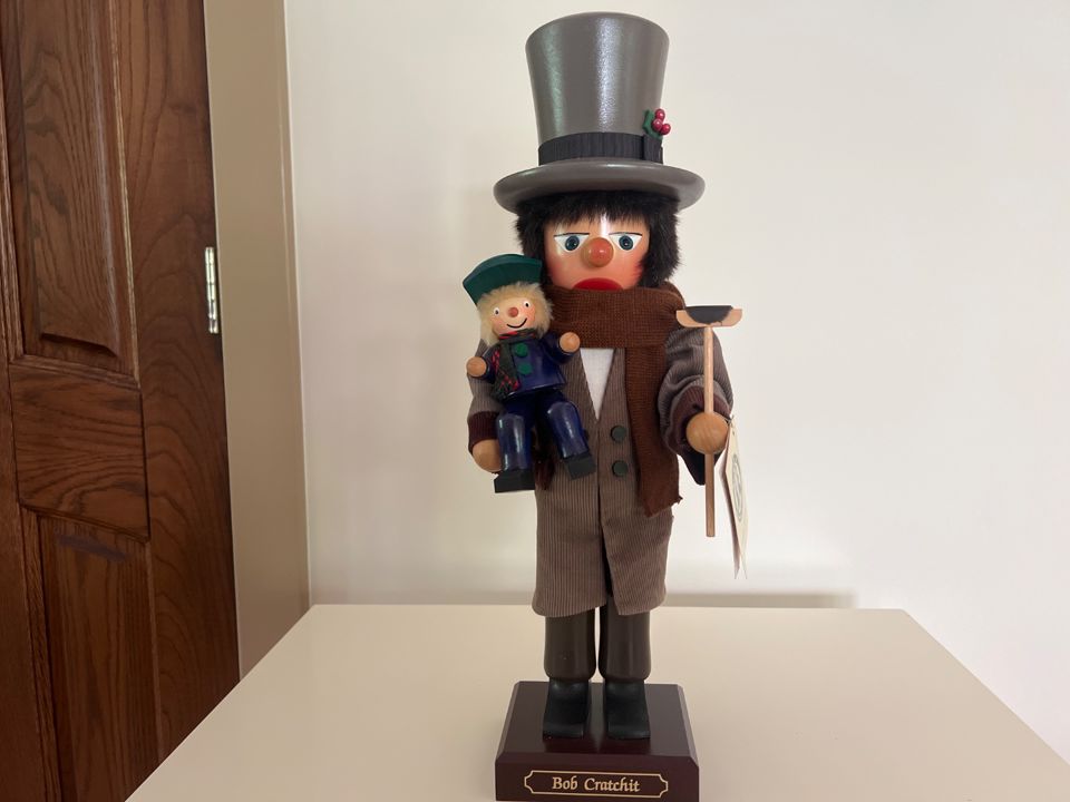 Christian Ulbricht “Bob Cratchit” Nutcracker 5” x 19” bidding ends 7/16 ...