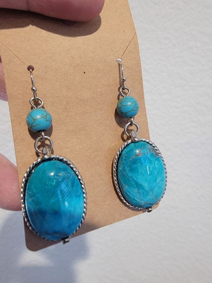 Stauer Turquoise earrings bidding ends 8/22 $30.00 | EstateSales.NET