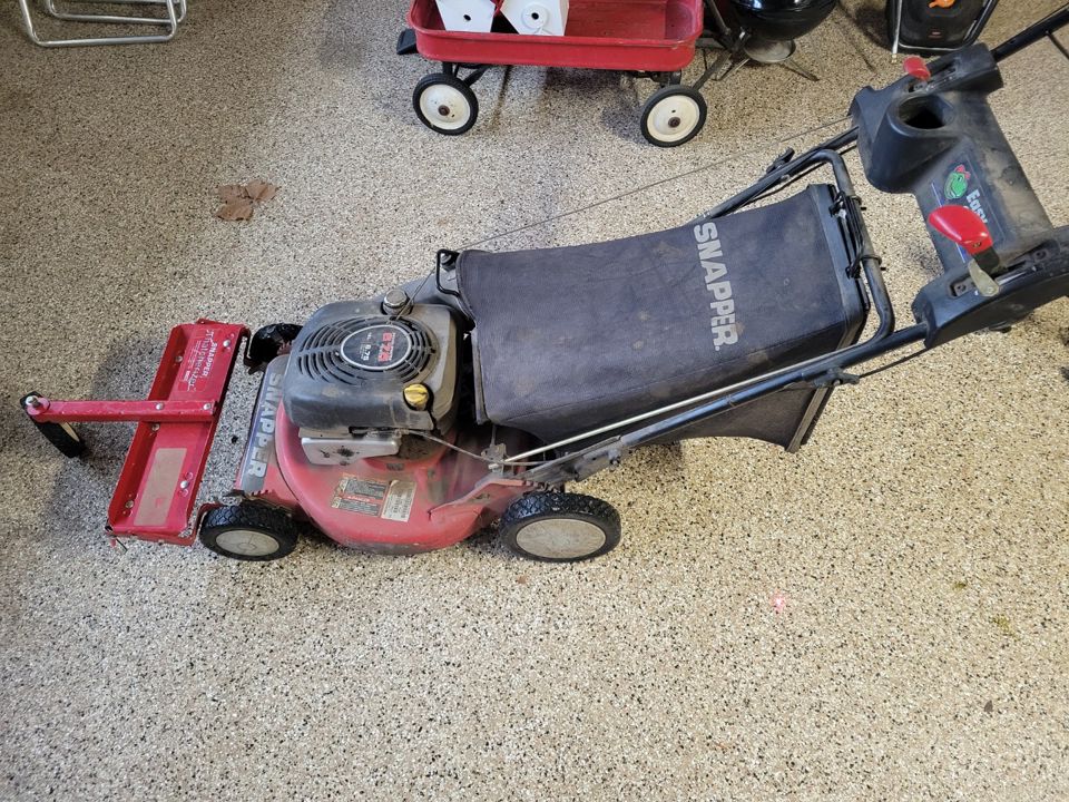 Snapper Easy Speed Mower with Thatcherizer Attachment bidding ends 2/19 ...