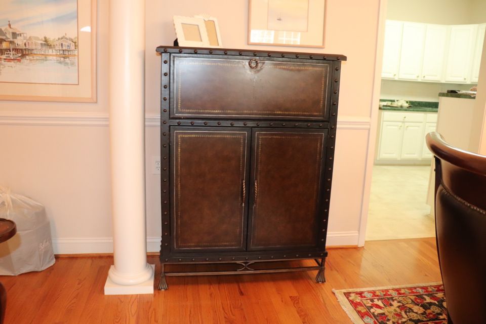 Cellarette Bar Cabinet 40w x 18d x 54 h bidding ends 2/25 $202.50 ...