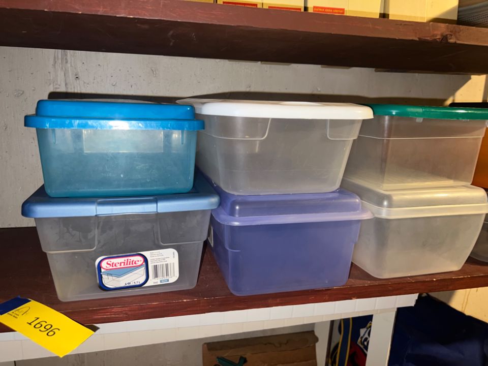 BT 1696: Shoe Box Sized Storage Totes bidding ends 11/5 $4.00 ...