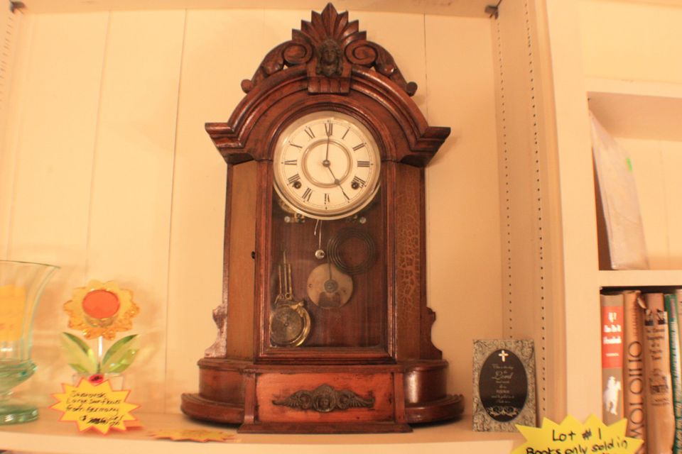 Hand Carved William Gilbert Mantle Clock circa 1860's bidding ends 6/23 ...