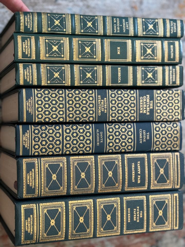 Set of 7 gorgeous green and gold classics from International Collector ...