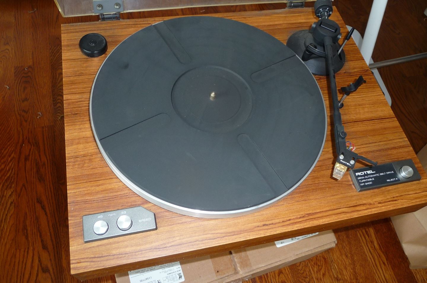 ROTEL Turntable RP-2400 semi automatic belt drive Japan (needs work ...