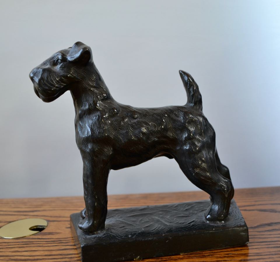 301 - Vintage Cast Metal Terrier bidding ends 3/22 $8.00 | EstateSales.NET