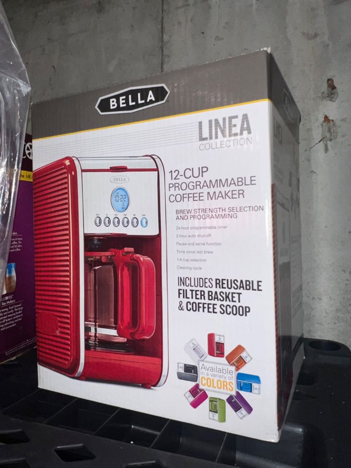 BT 194: New Bella Coffee Maker bidding ends 1/11 $18.00 | EstateSales.NET