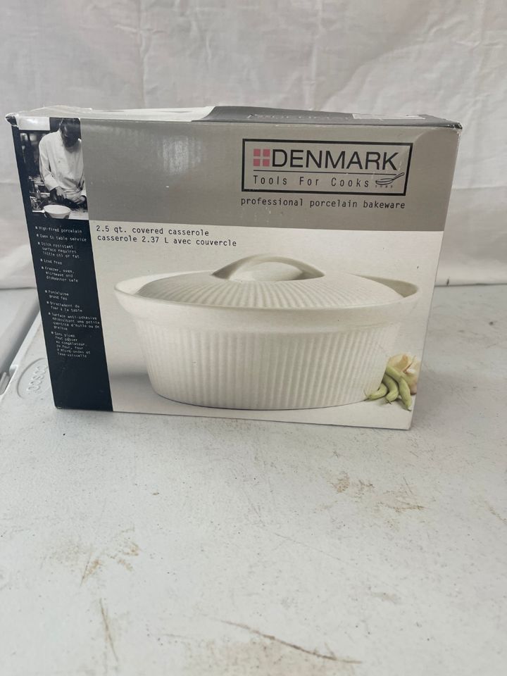 Denmark tools for cooking 2.5qt covered casserole dish NEW IN BOX ...