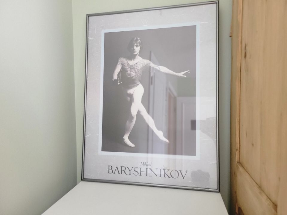 Framed Mikhail Baryshnikov Poster 20 x 26 bidding ends 5/7 $10.00 ...
