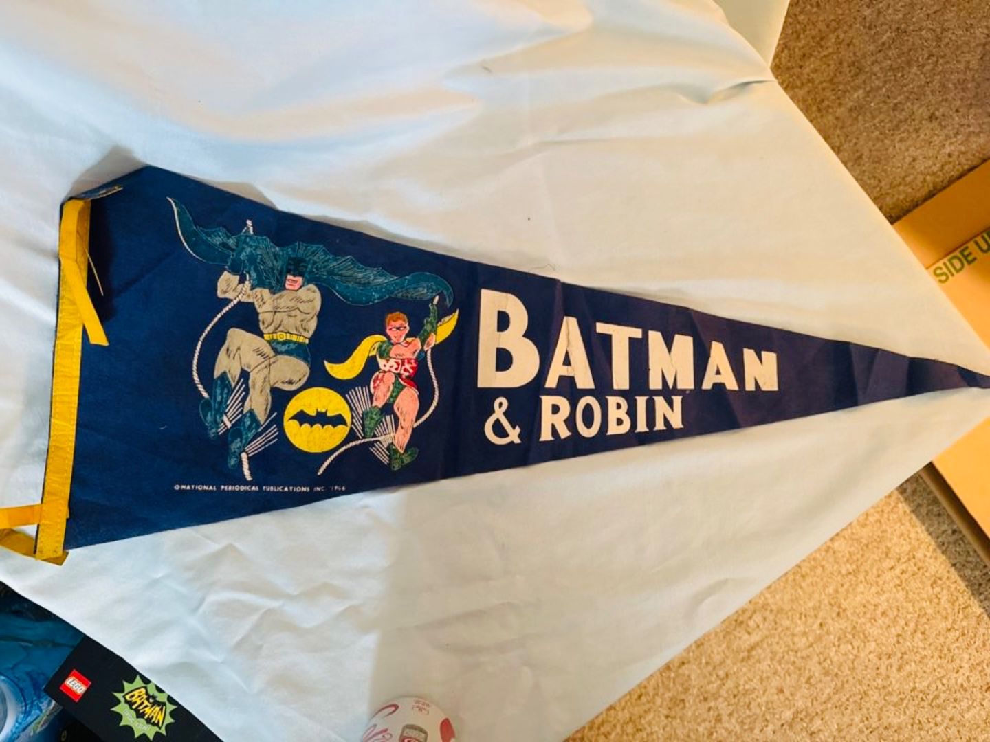 1966 Vintage National Periodicals DC Comics Batman & Robin Pennant (as ...