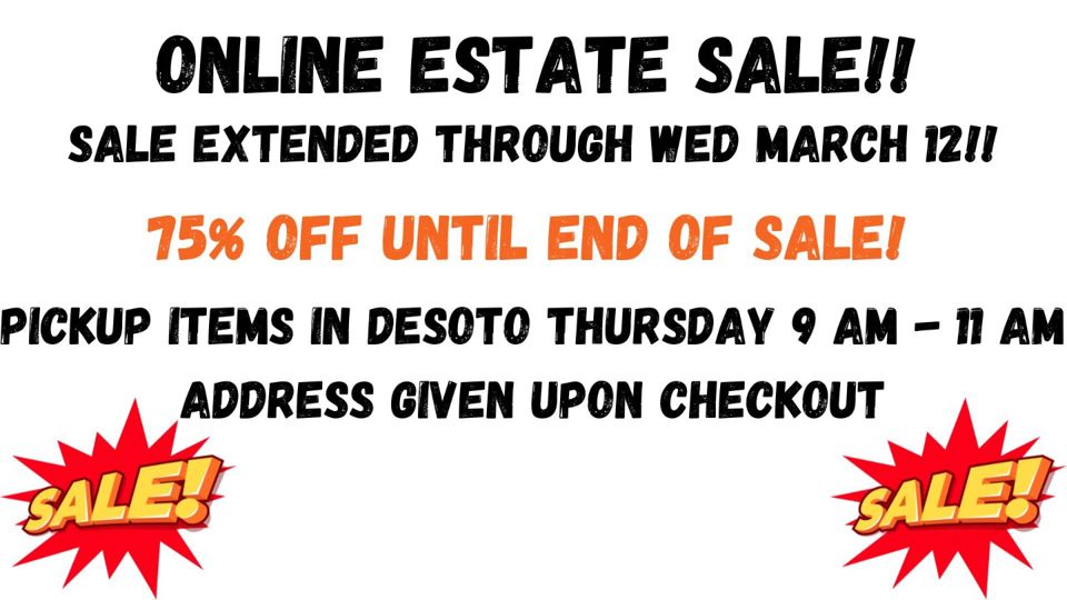 SALE EXTENDED THROUGH WEDNESDAY! 2 pickup days now available ...
